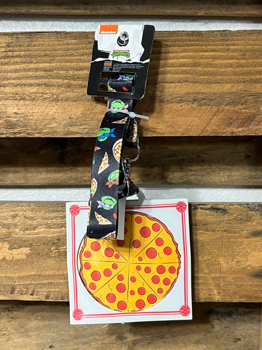 TMNT Lanyard With Pizza Box Name Tag Holder – 2nd Time Around Toys And ...