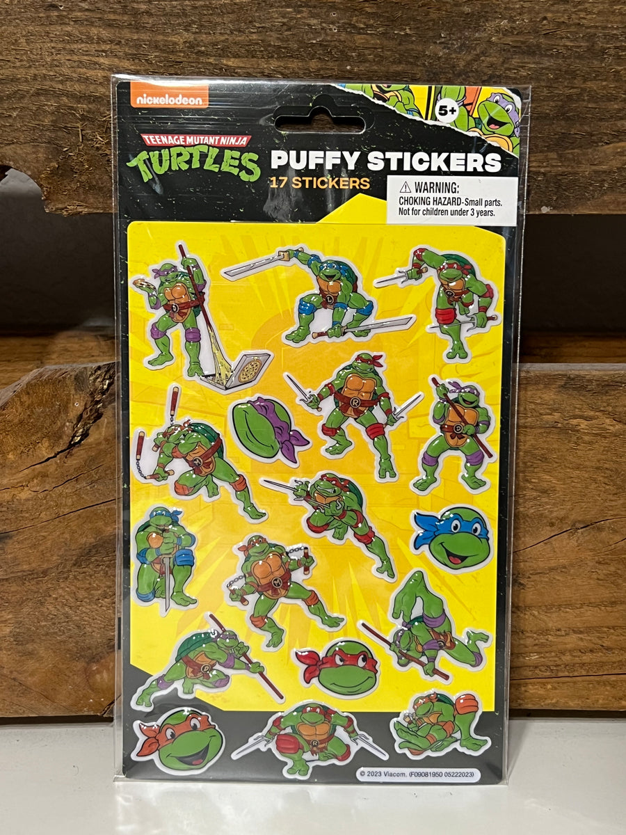 TMNT Retro Puffy Stickers – 2nd Time Around Toys And Comics
