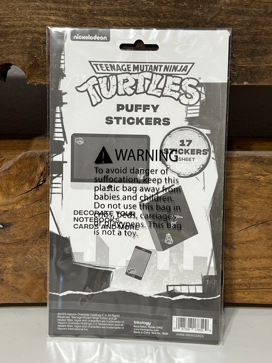 TMNT Retro Puffy Stickers – 2nd Time Around Toys And Comics